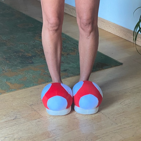 Nintendo | Shoes | Nintendo Mushroom Slippers | Poshmark